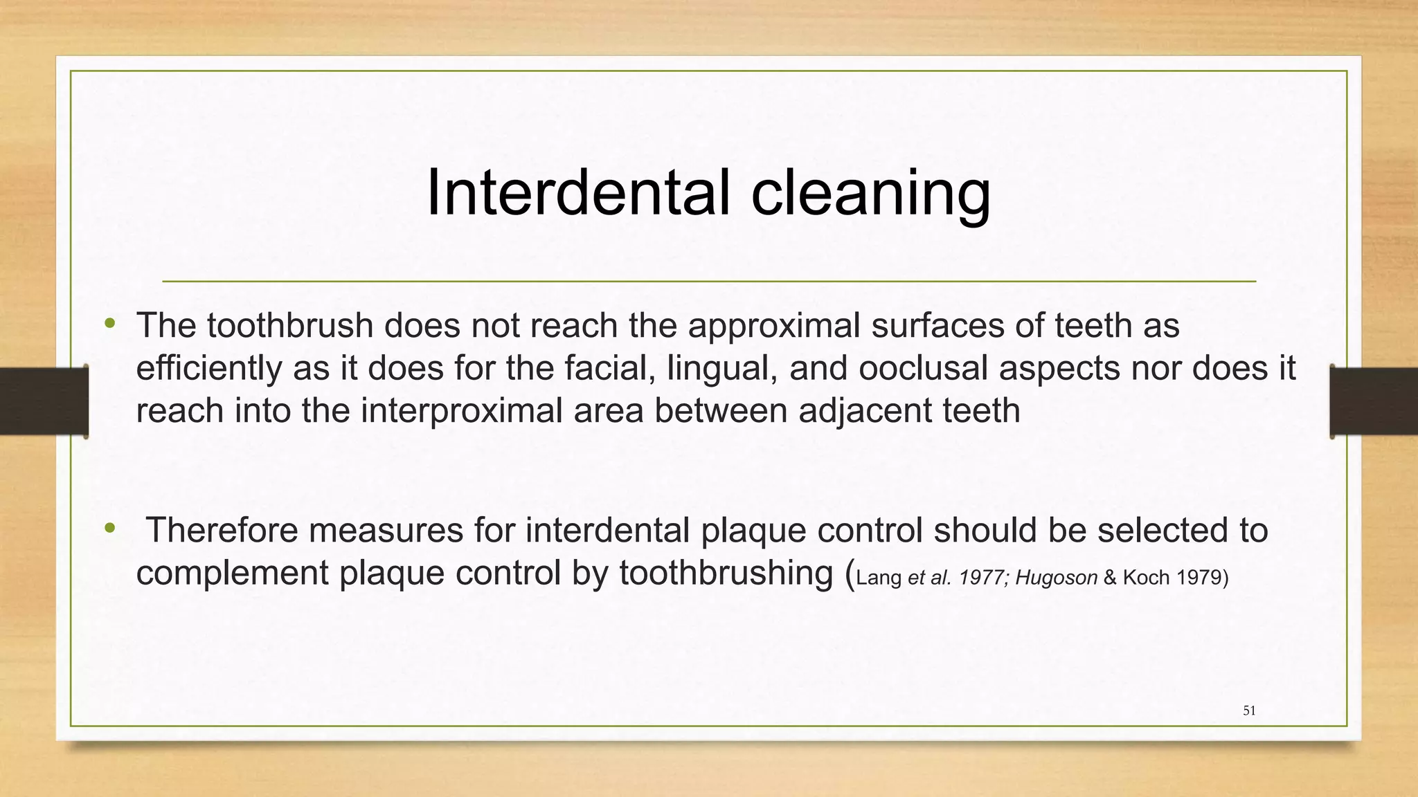 Mechanical plaque control | PPTX