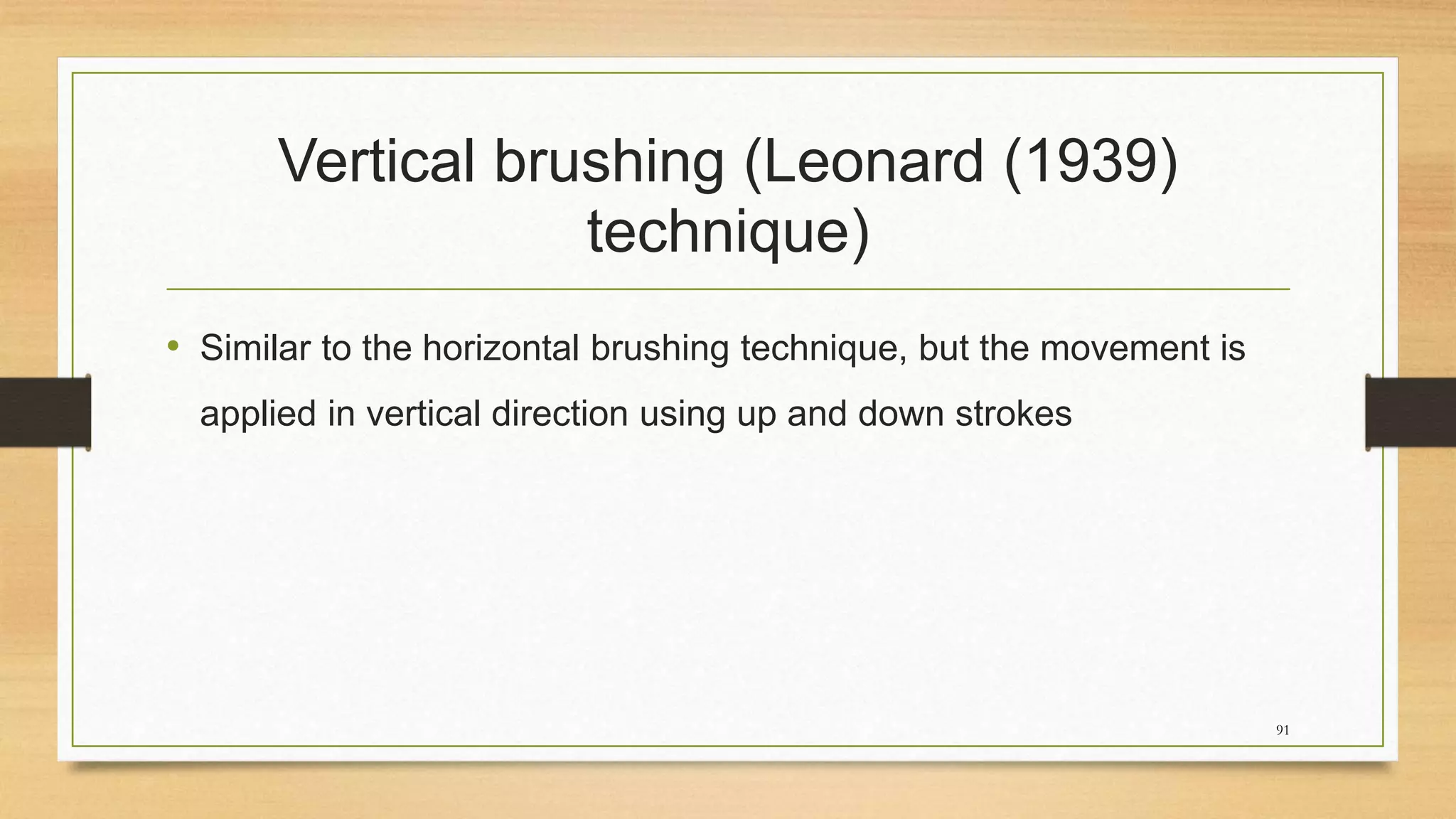 Mechanical plaque control | PPTX