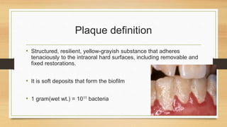 Mechanical plaque control | PPTX