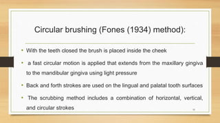 Mechanical plaque control | PPTX