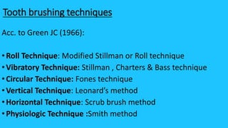 Mechanical plaque control new | PPTX