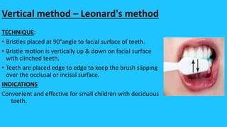 Mechanical plaque control new | PPTX