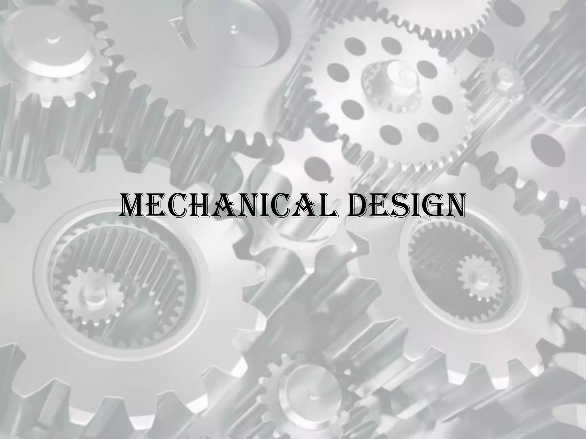 Mechanical ppt | PDF