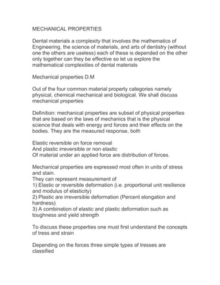 Mechanical properties | DOCX