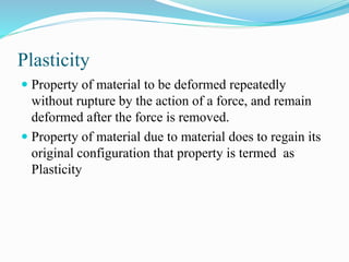 Mechanical properties of Material | PPTX