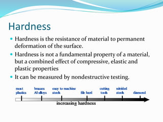 Mechanical properties of Material | PPTX