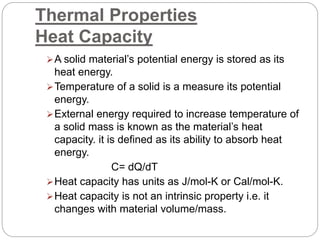 Mechanical properties of Material | PPTX