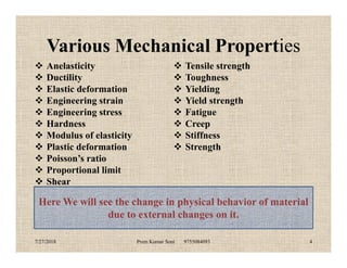 Mechanical properties | PDF