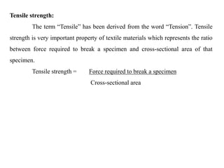 Mechanical Properties of textile fibers.pptx