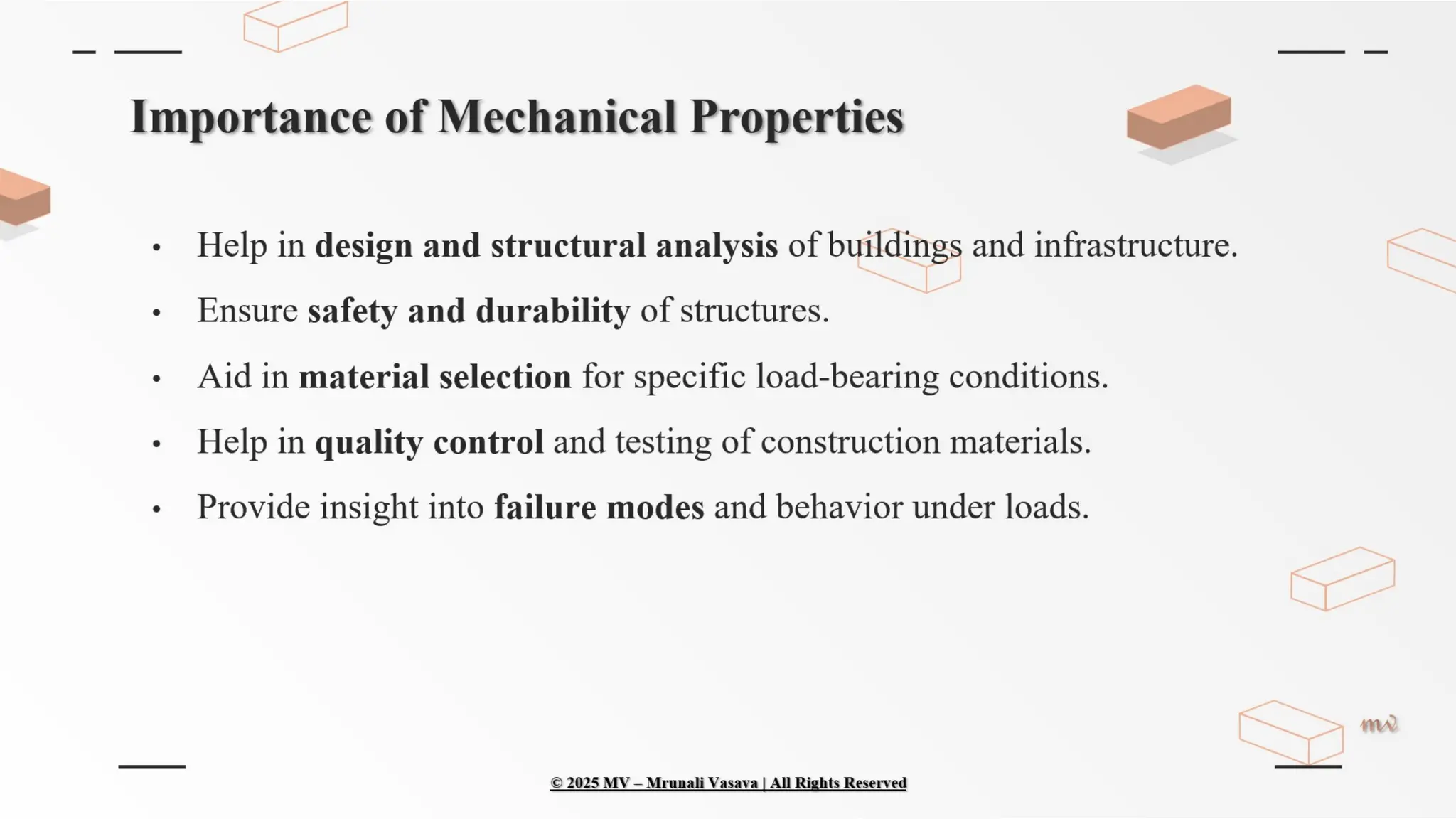 Mechanical Properties of Construction Materials | PPTX