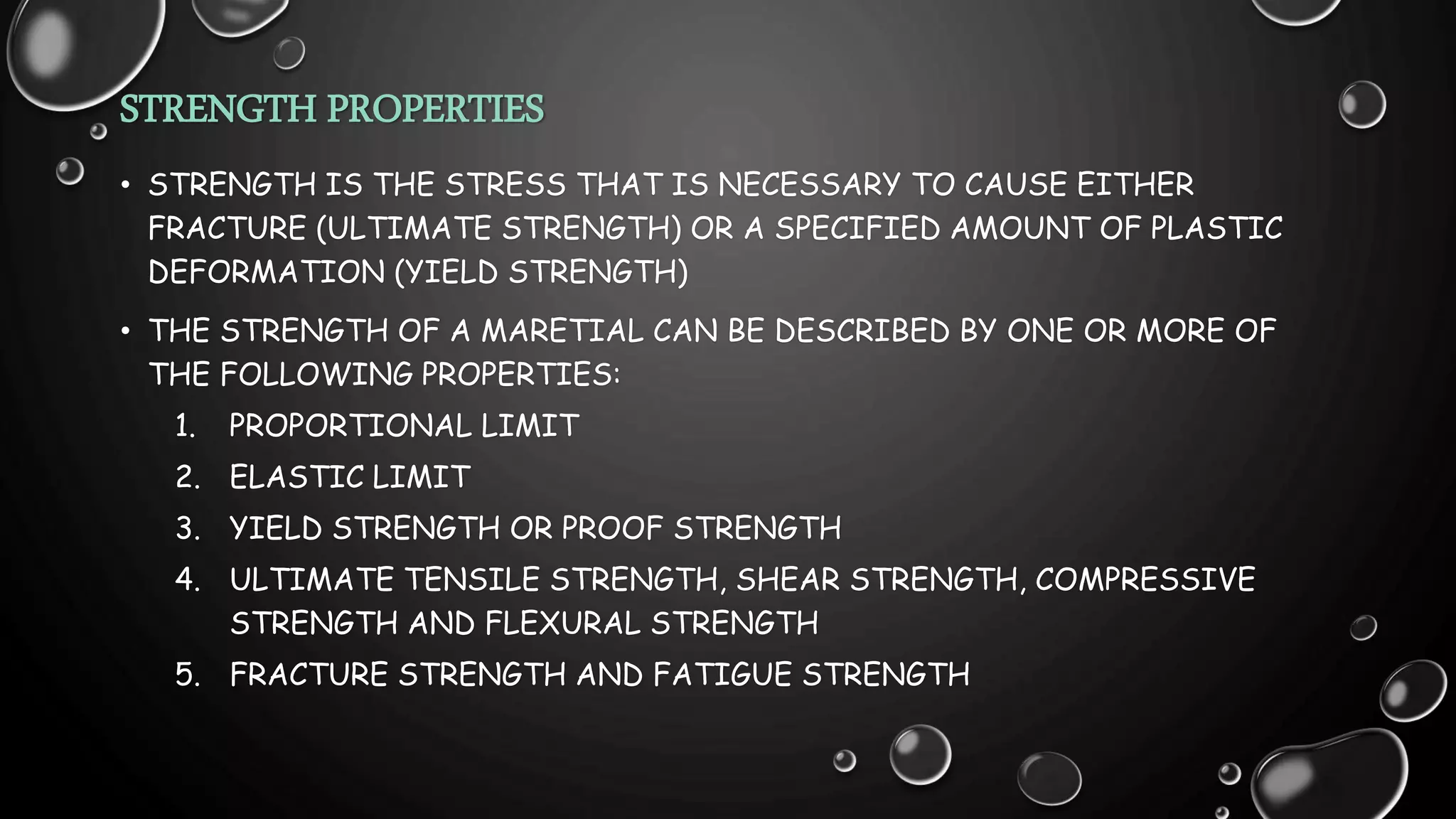 Mechanical properties of dental materials | PPTX