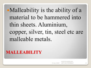 Mechanical properties of material | PPT