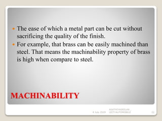 Mechanical properties of material | PPT