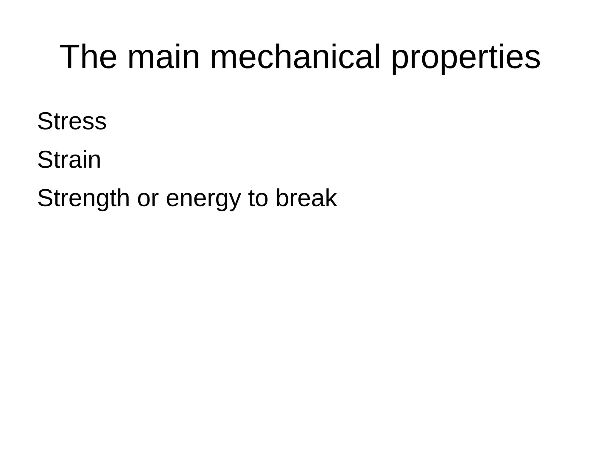 Mechanical properties of materials | ODP