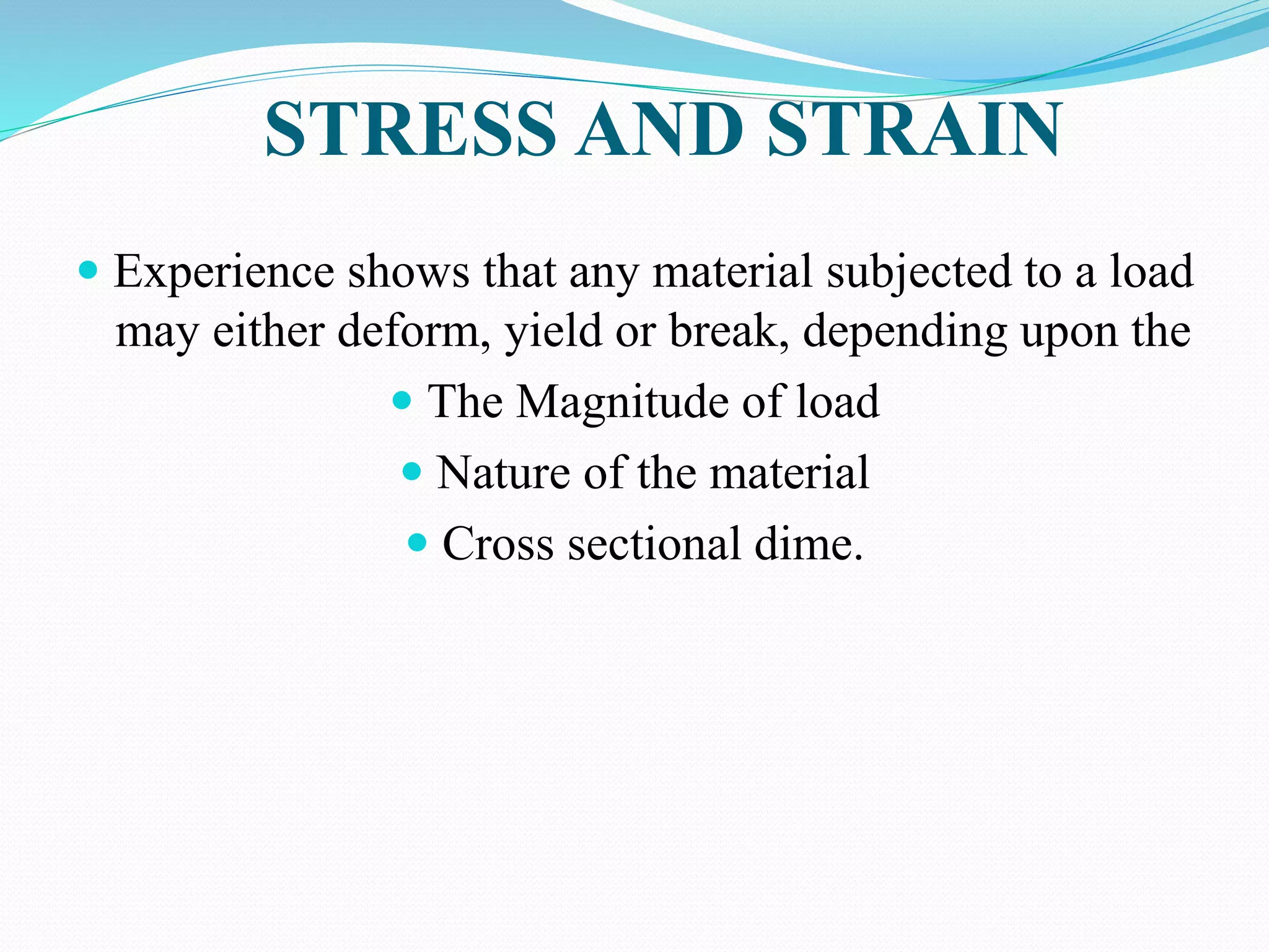 Mechanical properties of materials | PPTX