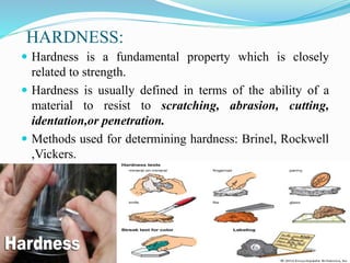 Mechanical properties of materials | PPTX