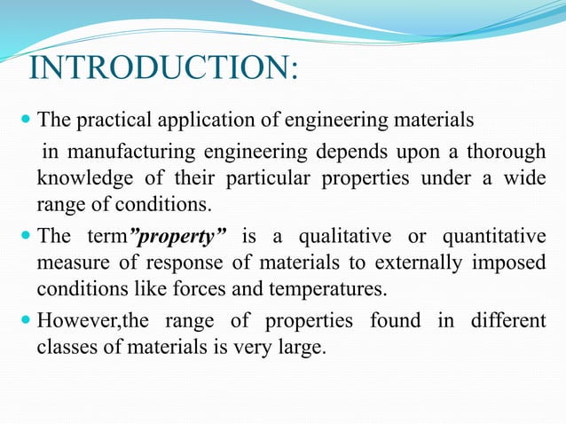 Mechanical properties of materials | PPTX