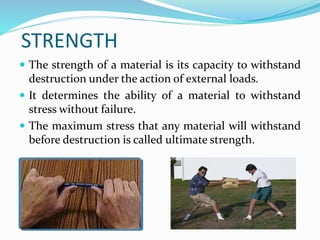 Mechanical properties of materials | PPTX