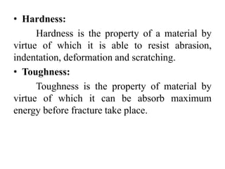 Mechanical properties of materials | PPTX