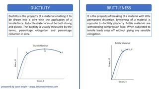 Mechanical properties of materials | PPTX