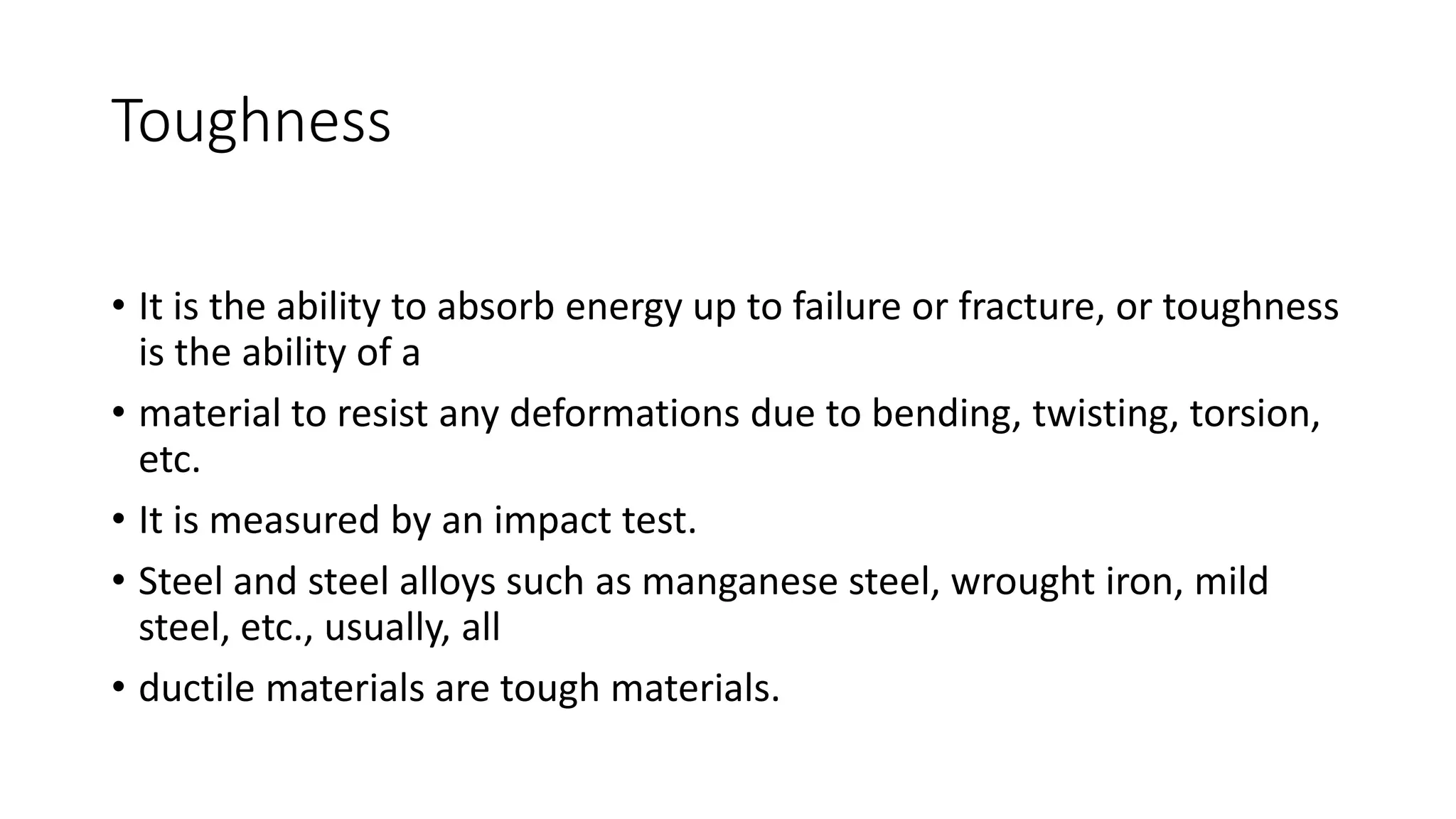 Mechanical Properties of Materials ppt fileppt | PPT