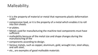 Mechanical Properties of Materials ppt fileppt | PPT