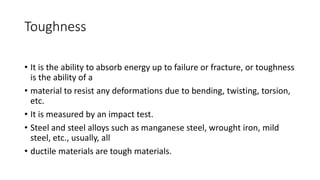Mechanical Properties of Materials ppt fileppt | PPT