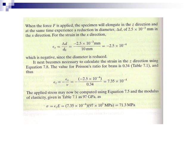 Mechanical Properties Of Materials Lecture 2 Pdf Physics Science