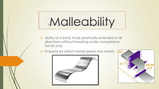 Mechanical properties of metals | PPTX