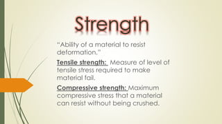 Mechanical properties of metals | PPTX