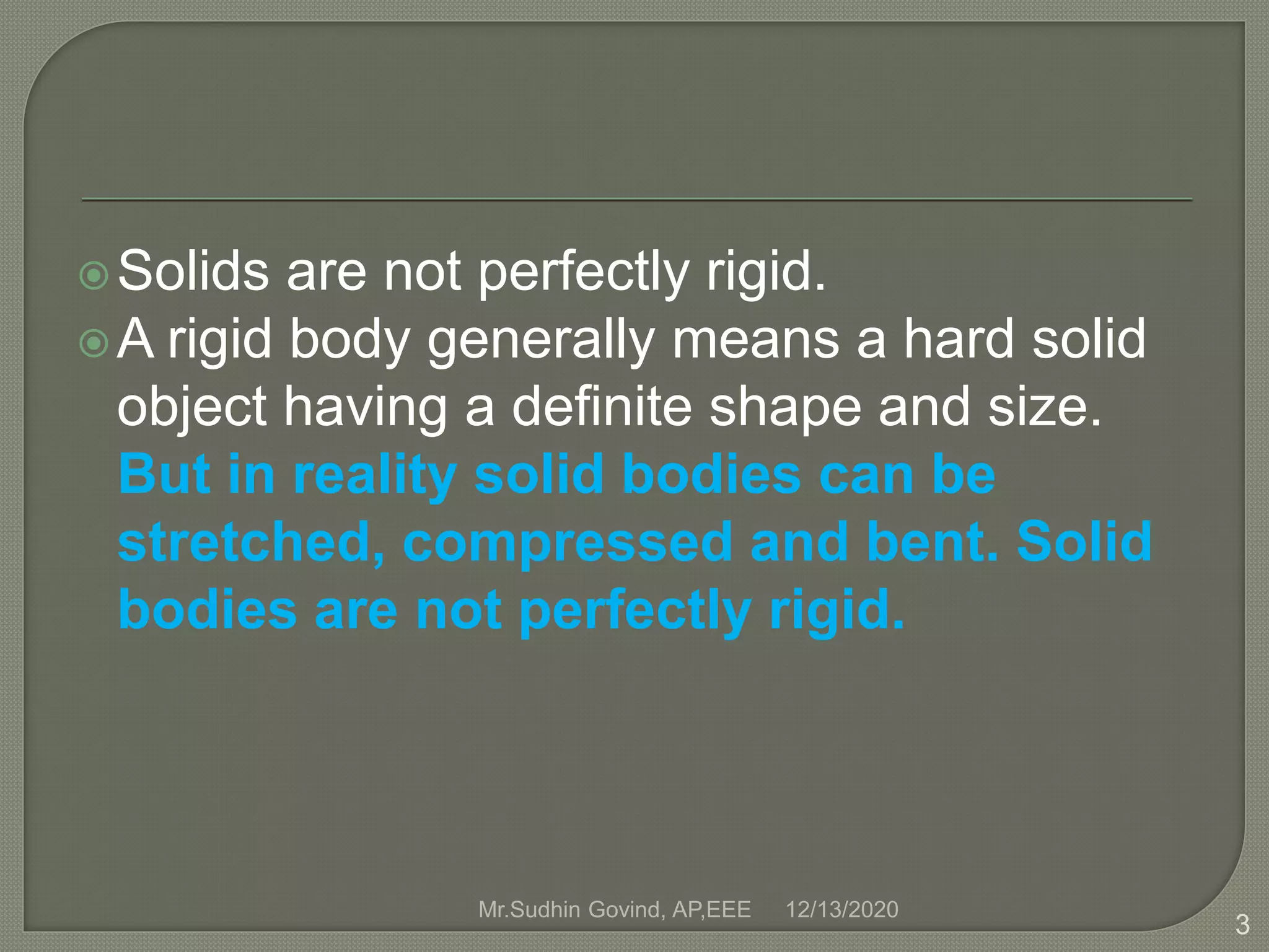 Mechanical properties of solids | PPTX