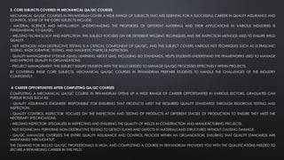 Top Mechanical QA/QC Courses in Trivandrum to Elevate Your Engineering Career Prospects | PPT