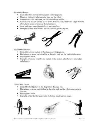 Mechanical reasoningreview | PDF