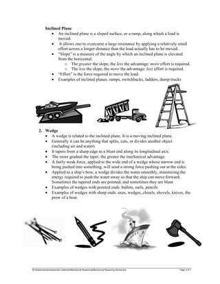 Mechanical reasoningreview | PDF
