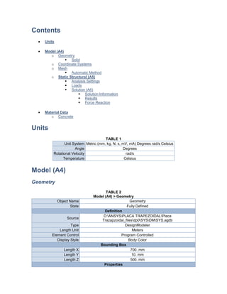 Mechanical report | PDF