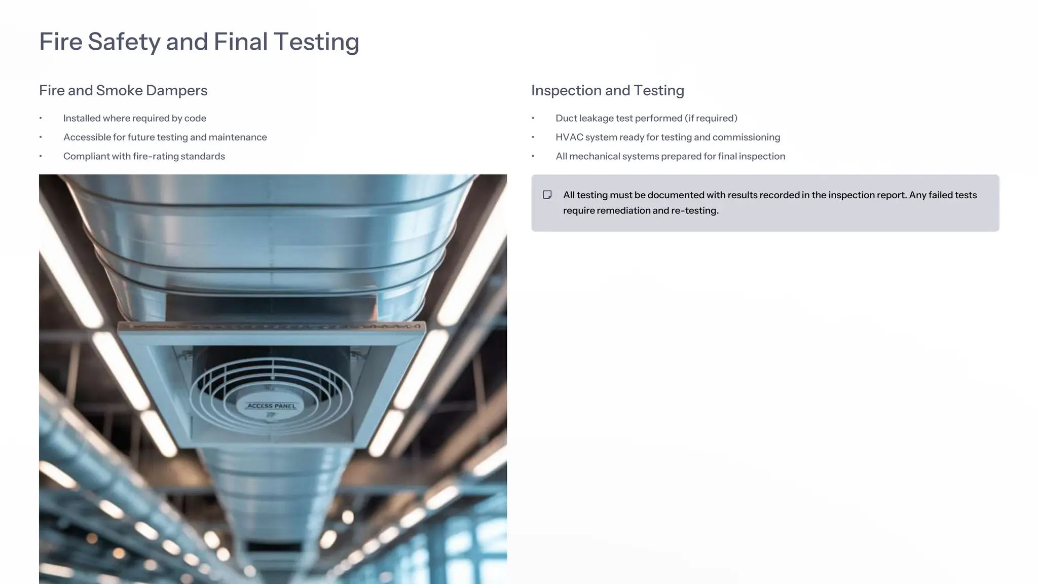 Mechanical Rough In Inspection Checklist with eAuditor Audits ...