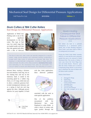 Mechanical Seal Design For Differential Pressure Applications | PDF
