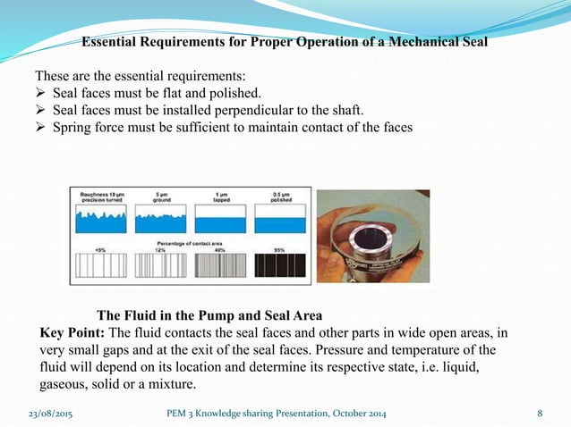 Mechanical seal presentation 1 | PPTX