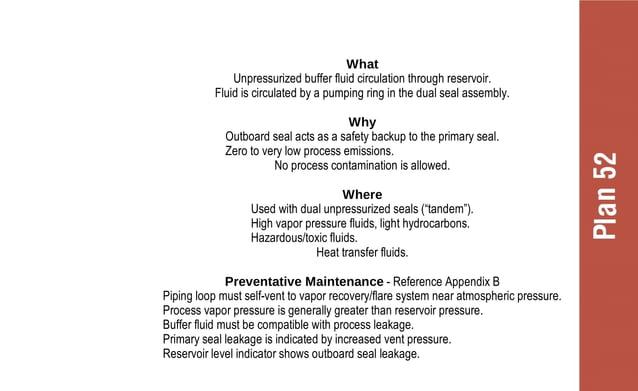 Mechanical Seals Piping Plans Api 628 | PPT