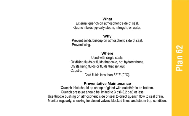 Mechanical Seals Piping Plans Api 628 | PPT
