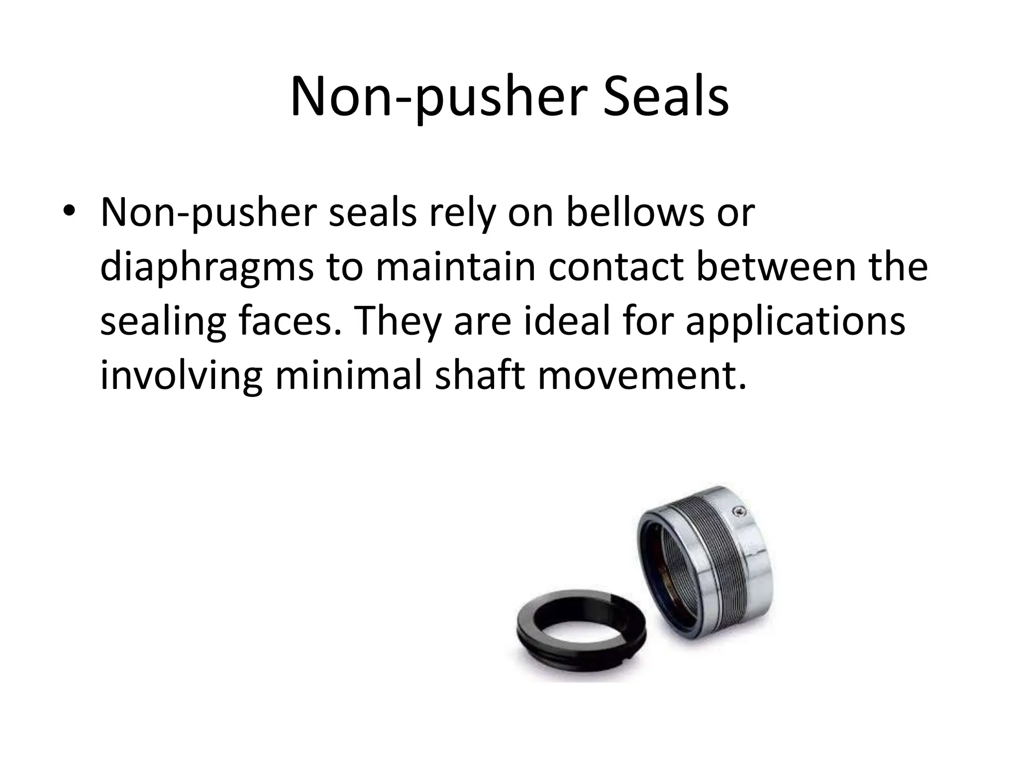 Mechanical_Seals_Presentation in mechanical engineering | PPTX