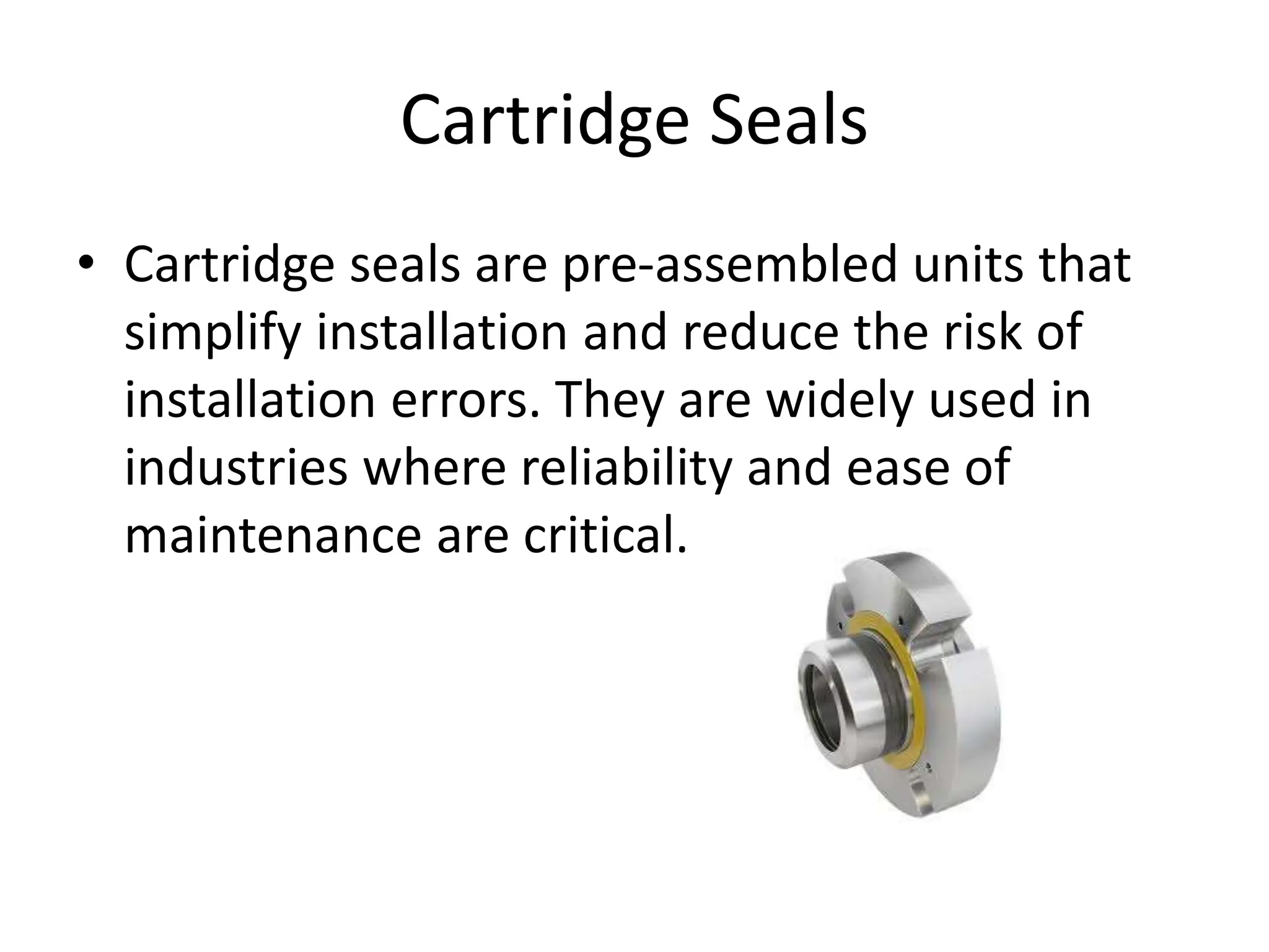 Mechanical_Seals_Presentation in mechanical engineering | PPTX