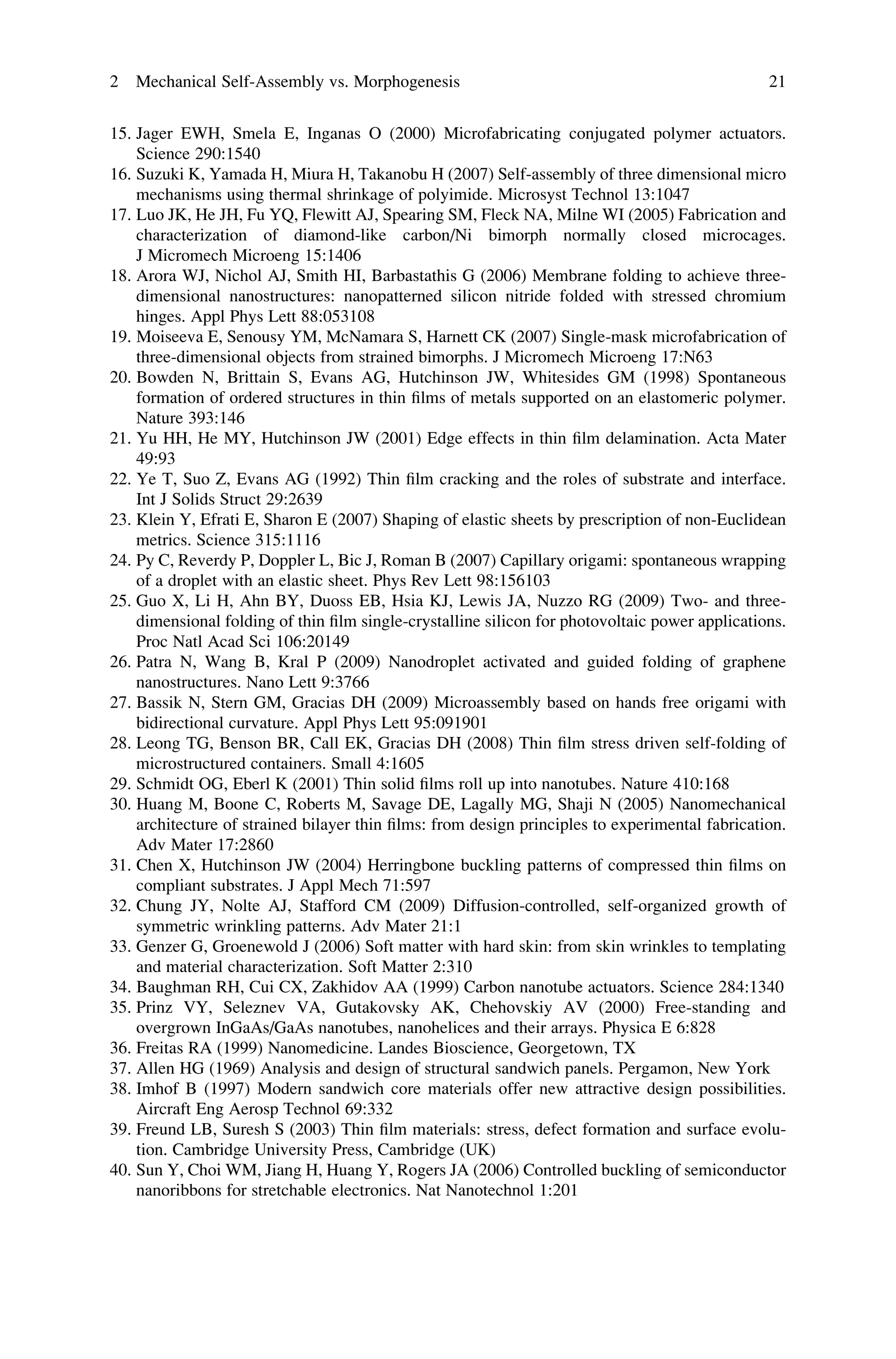 Mechanical self assembly | PDF
