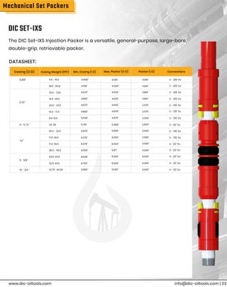 Mechanical Set Packers | PDF
