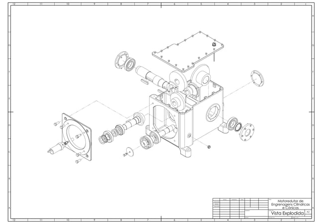 Mechanical speed reducer - 3D Exploded View (SolidWorks) | PDF
