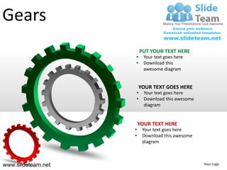 Mechanical spinning gear s powerpoint ppt templates. | PDF | Computing ...