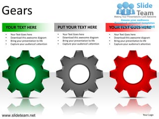 Mechanical spinning gear s powerpoint ppt templates. | PDF | Computing ...