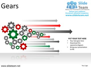 Mechanical spinning gear s powerpoint ppt templates. | PDF | Computing ...