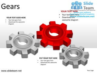 Mechanical spinning gear s powerpoint ppt templates. | PDF | Computing ...