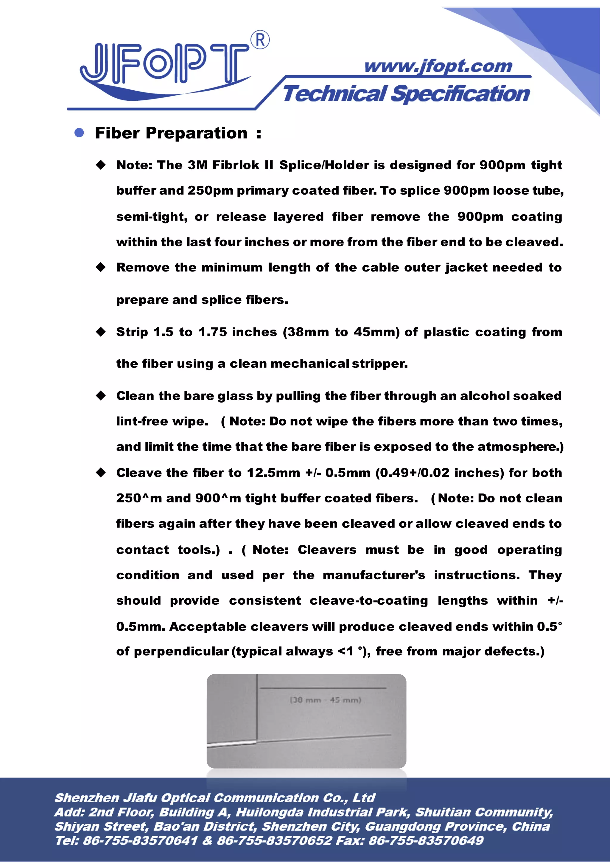 Mechanical splice 3 m | PDF